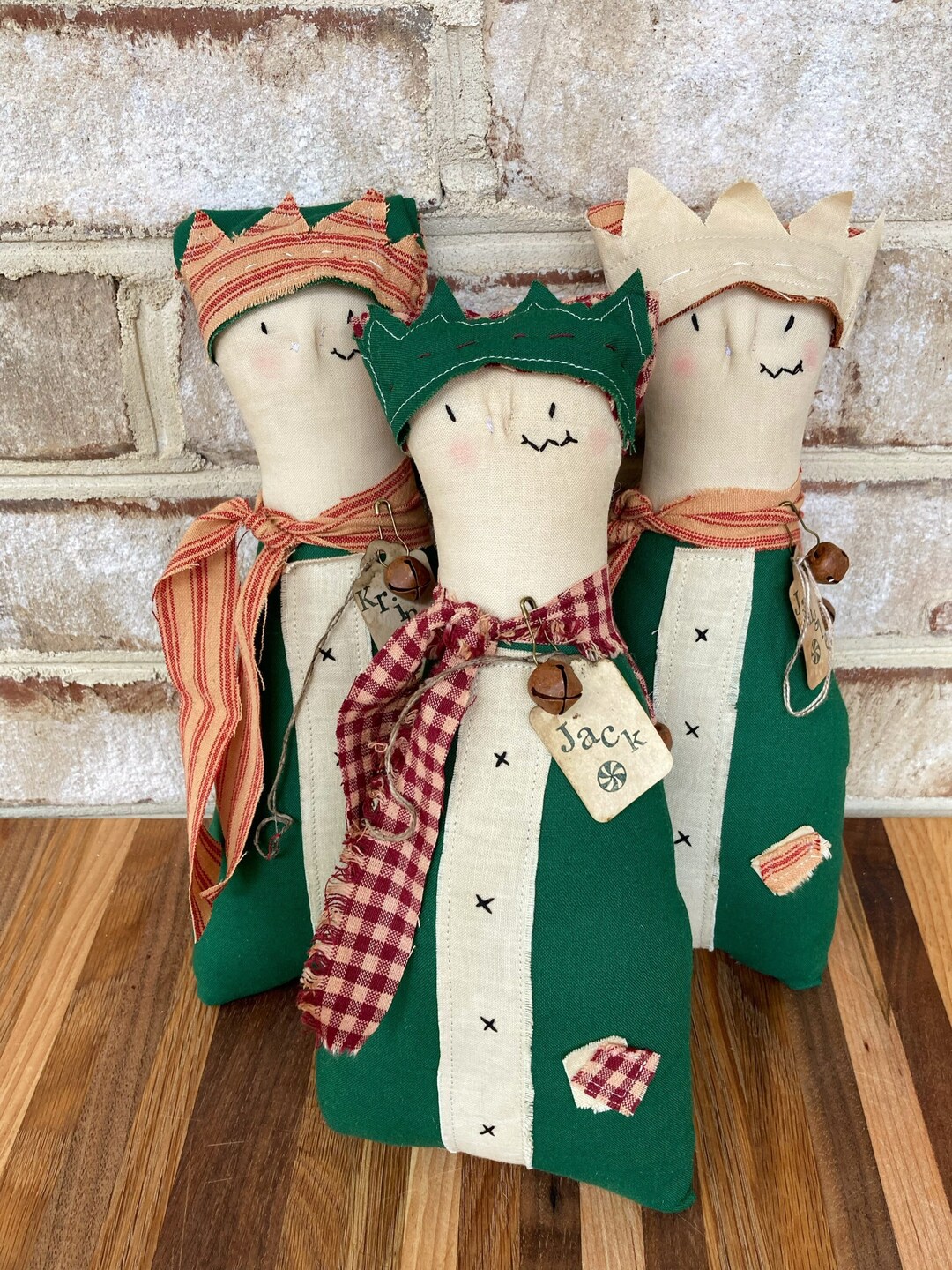 Primitive Elf Doll, Christmas Elf Doll, Primitive Christmas Decor ...