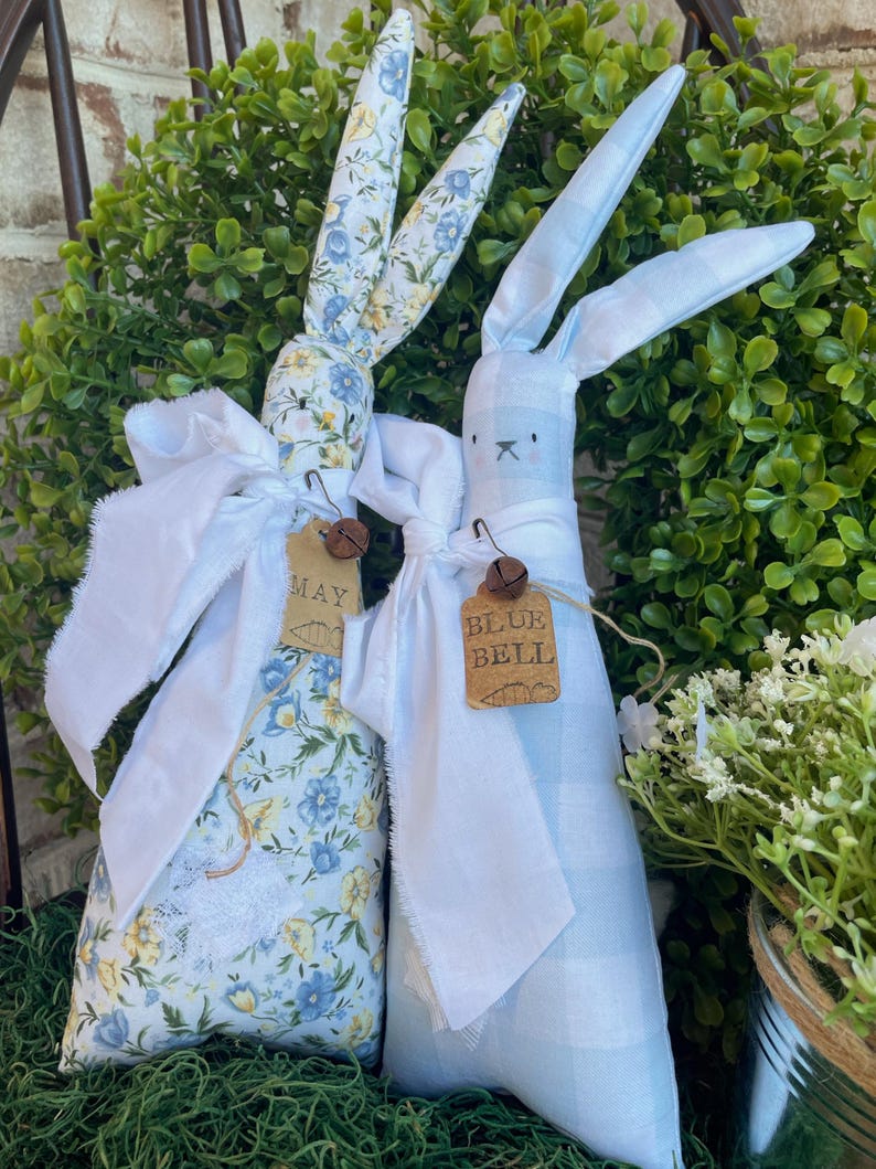 Primitive Easter Bunny, French Country Bunny, French Country Easter ...