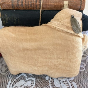 Primitive Sheep Decor for Home, Sheep Shelf Sitter, Grungy Sheep Home ...