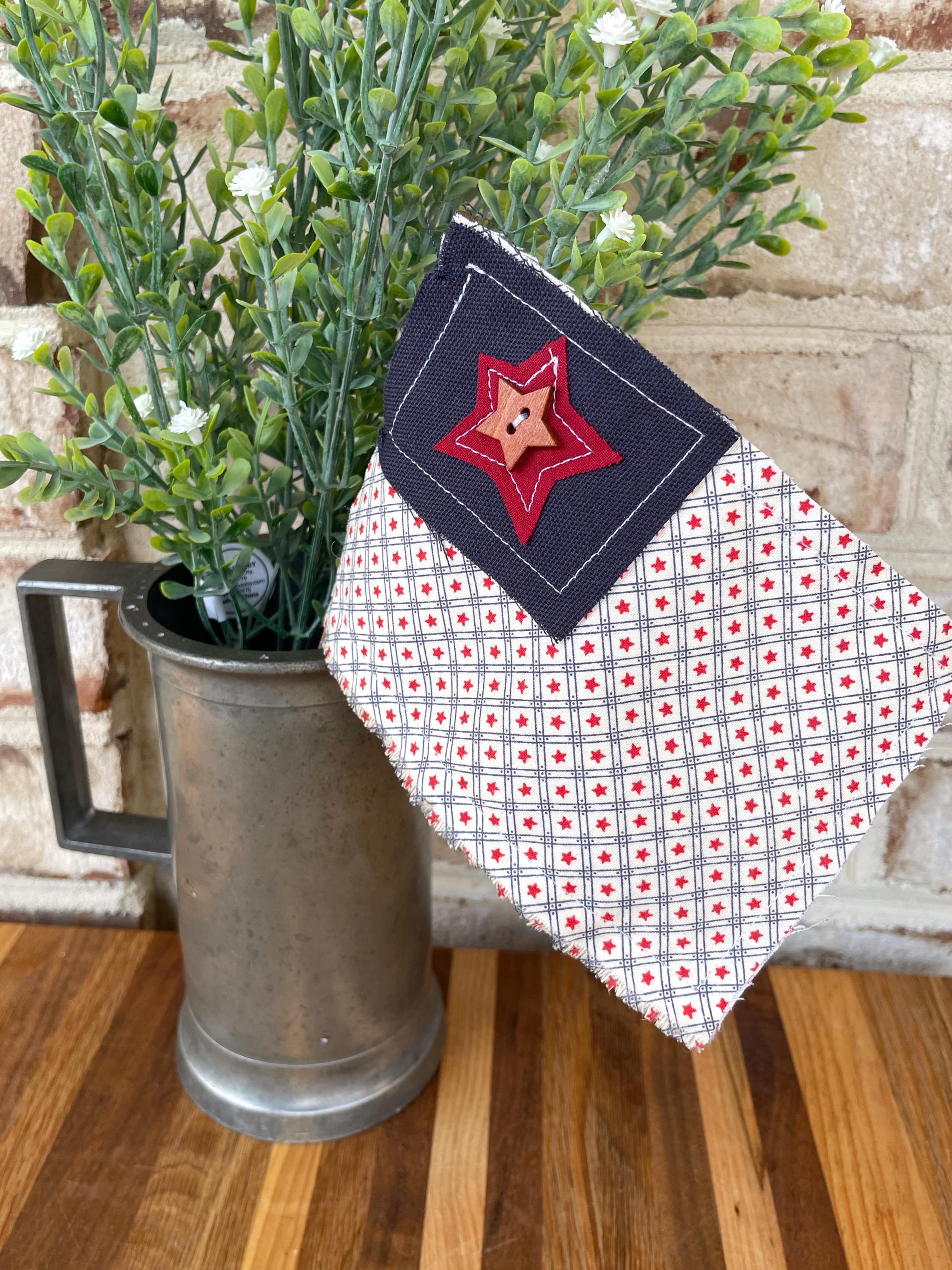 Primitive American Flags, Primitive Americana Flag, Patriotic Table ...
