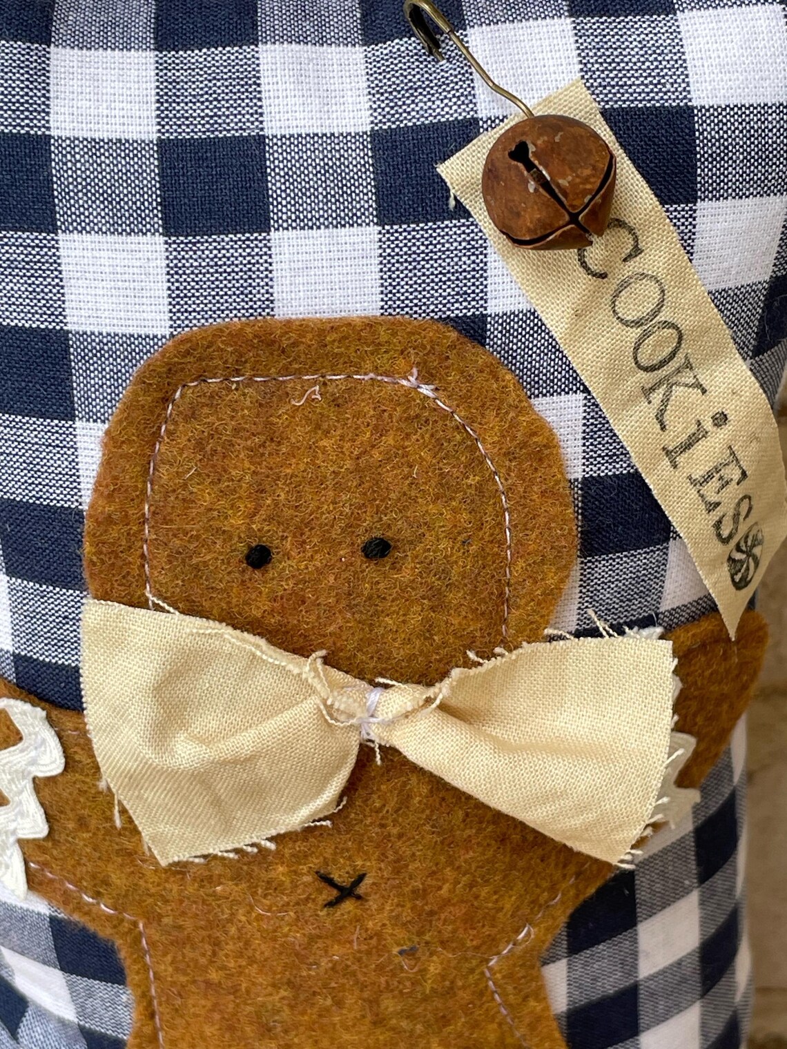 Gingerbread Man Bowl Fillers, Primitive Gingerbread Man, Gingerbread Man Ornies, Blue Christmas ...