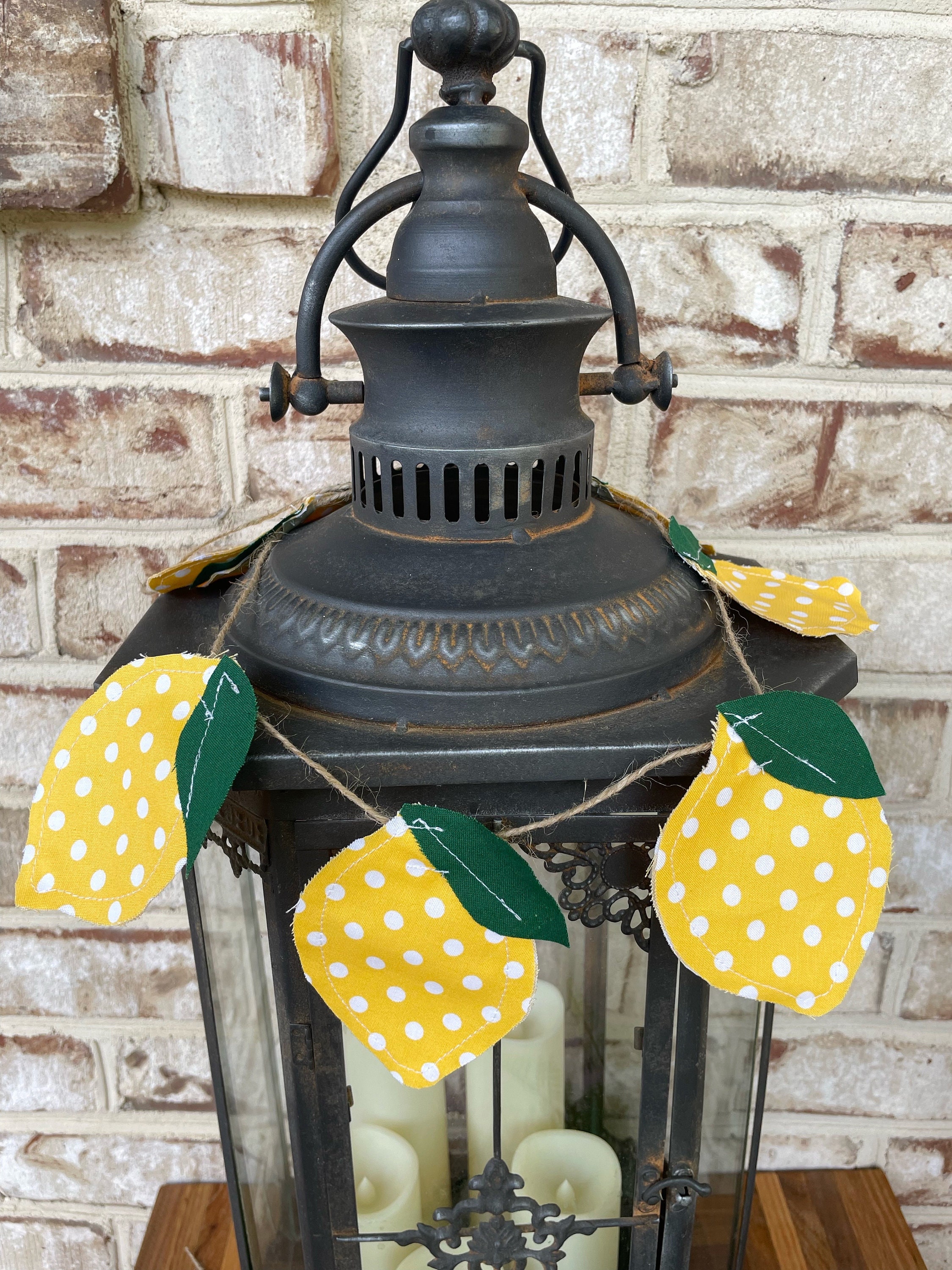 Lemon Garland, Lemon Banner, Summer Banner, Lemonade Stand Decor ...