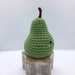Pear Stress Ball Soft Fruit Fidget Toy Crochet Play Food - Etsy