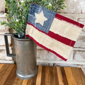 Primitive American Flags, Primitive Americana Flag, Patriotic Table ...