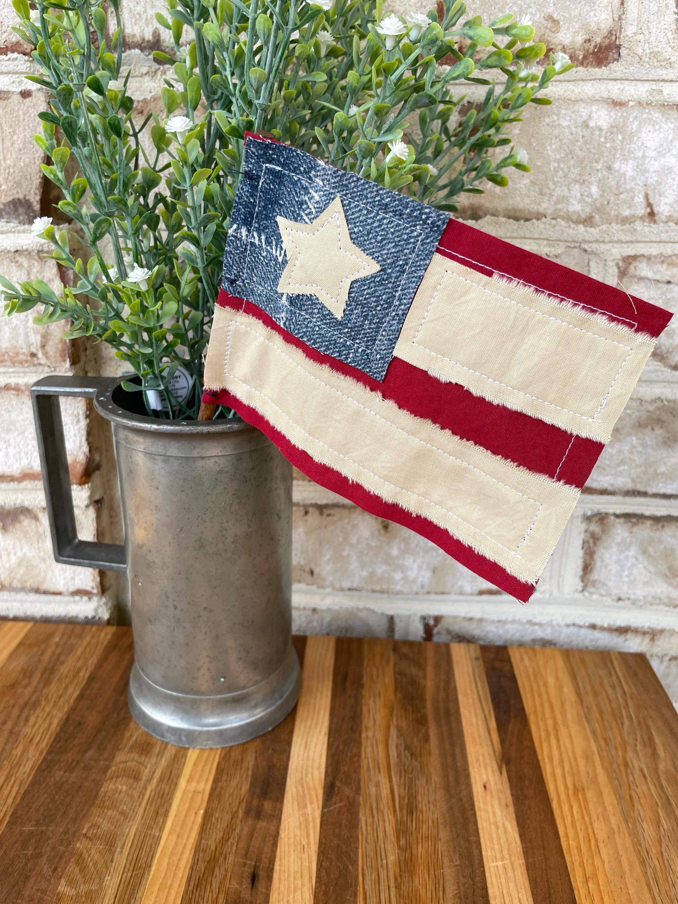 Primitive American Flags, Primitive Americana Flag, Patriotic Table ...