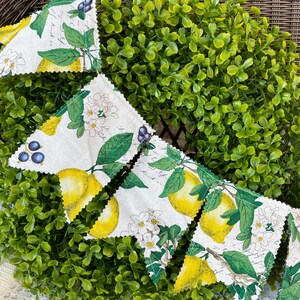 Lemon Garland for Mantel, Lemon Banner, Spring Mantel Garland, Lemon ...