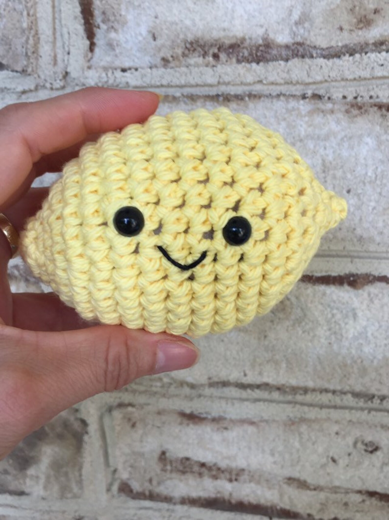 Crochet Lemon Plushie Fruit Stress Ball Lemon Tiered Tray - Etsy