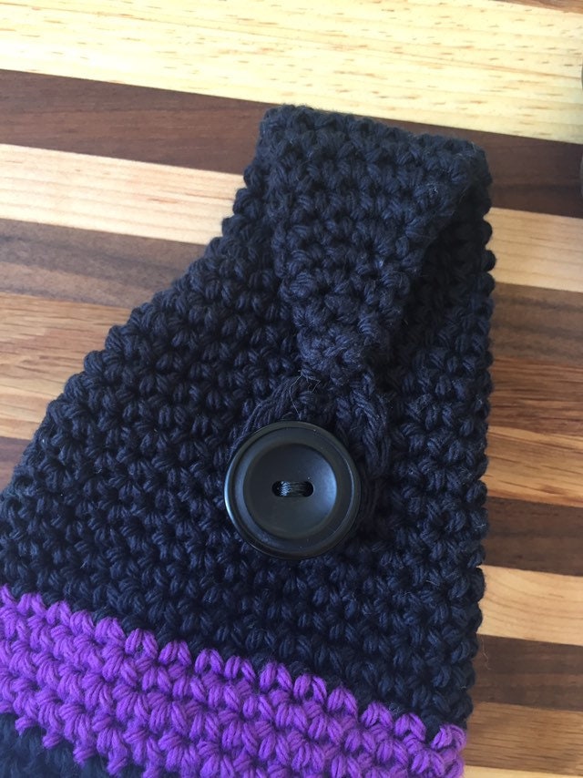 Witch Gnome Towel Topper Halloween Kitchen Decor Crochet | Etsy