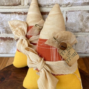 Primitive Candy Corn Bowl Fillers, Candy Corn Tiered Tray Decor, Prim ...