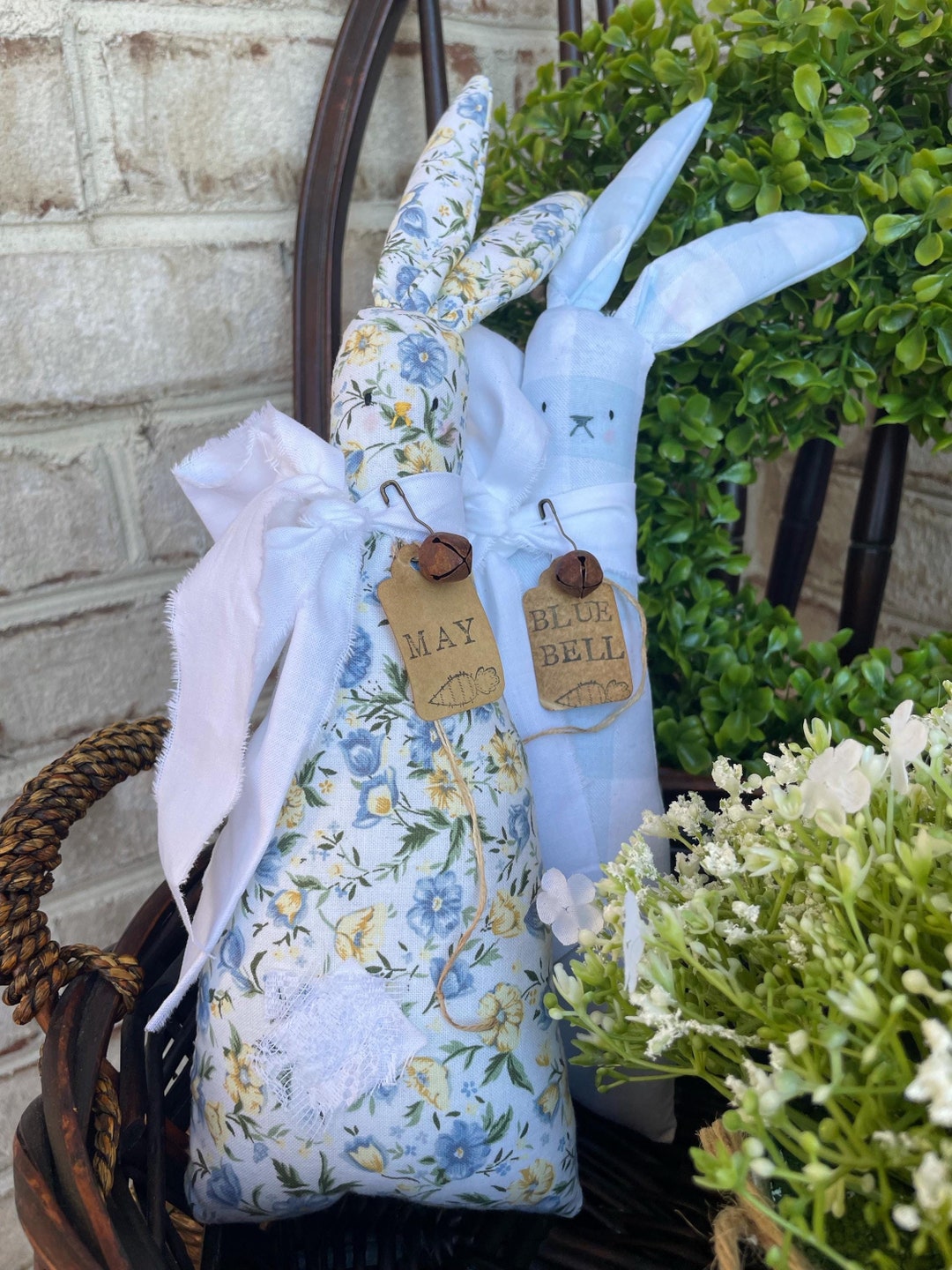 Primitive Easter Bunny, French Country Bunny, French Country Easter ...