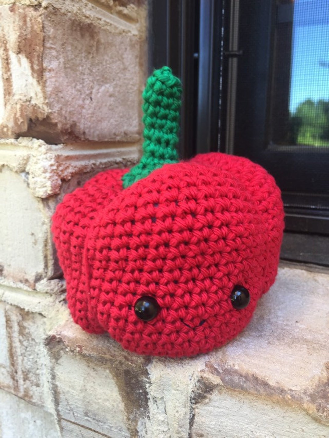 Red Bell Pepper, Pepper Plush, Vegetable Plushies, Garden Tiered Tray ...