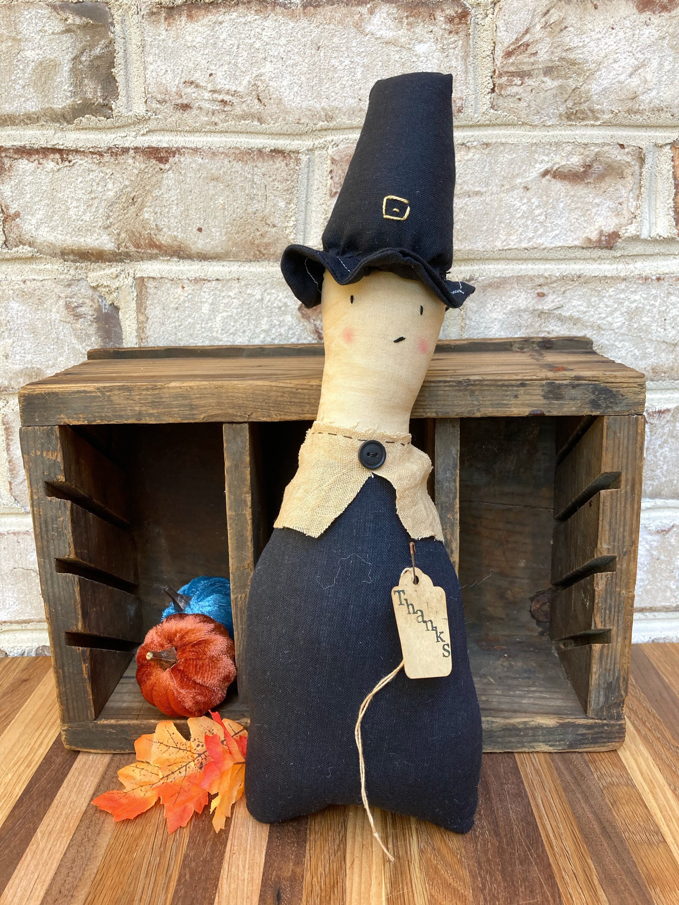 Primitive Pilgrims, Thanksgiving Primitive Dolls, Thanksgiving Pilgrim ...