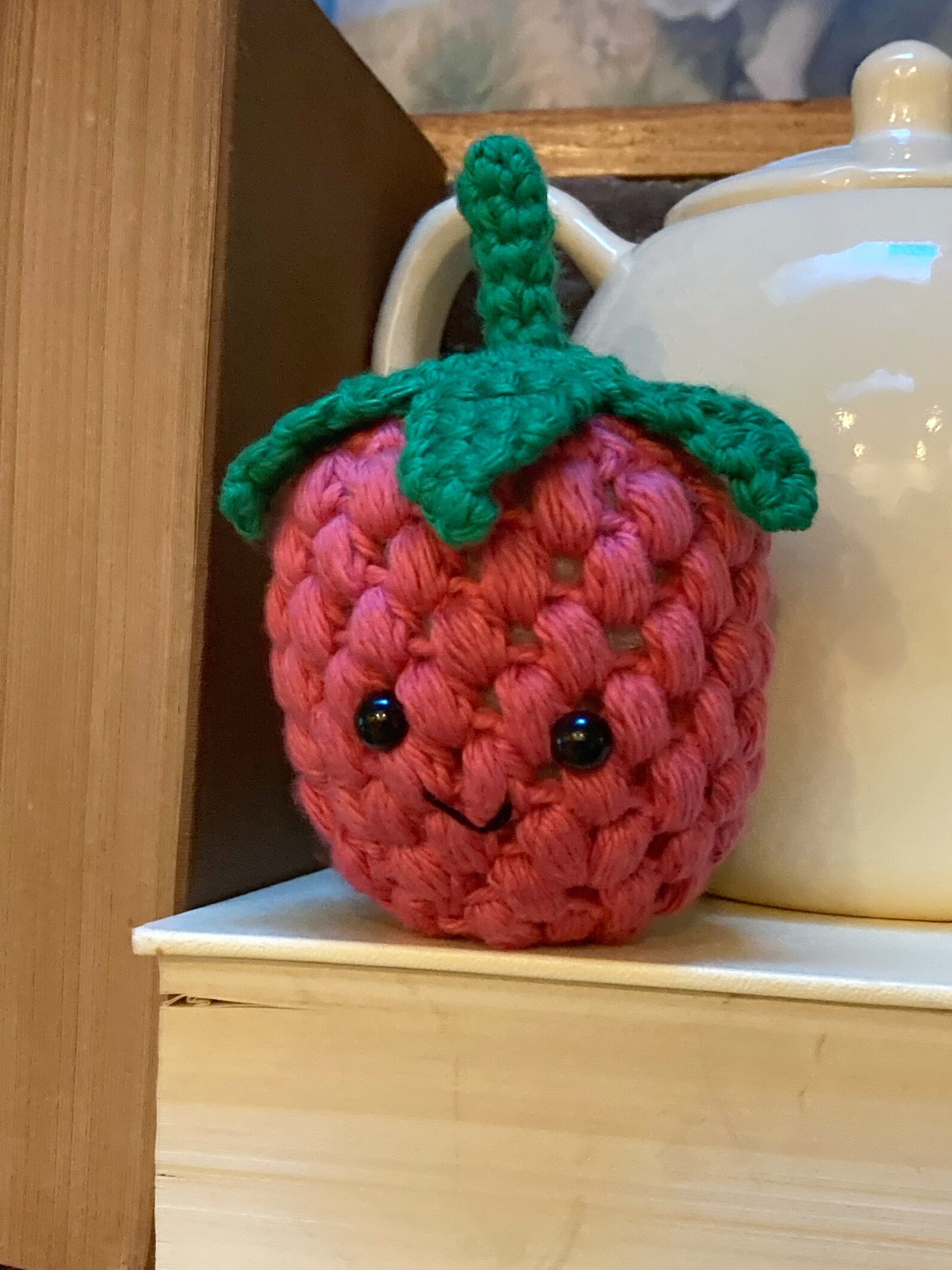 Raspberry Plush, Crochet Raspberries, Amigurumi Stuffies, Tiered Tray ...