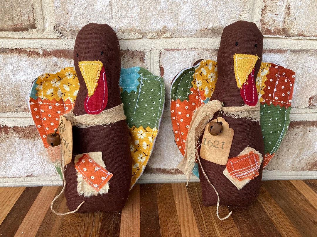 Primitive Turkey Dolls, Thanksgiving Turkey, Thanksgiving Decor, Tiered ...