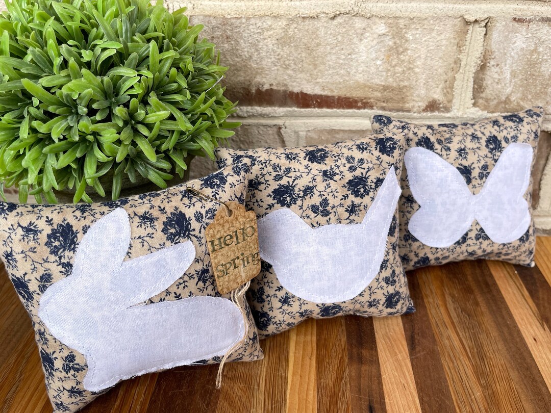 Easter Mini Pillows, Spring Bowl Fillers, French Country Farmhouse ...
