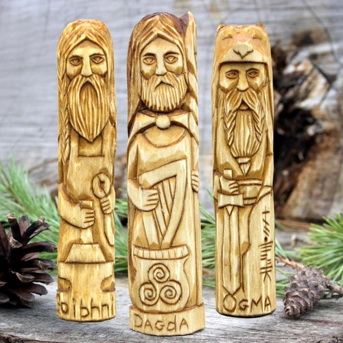 SUCELLUS and TARANUS. Celtic Gods. Wiccan Wicca Altar - Etsy