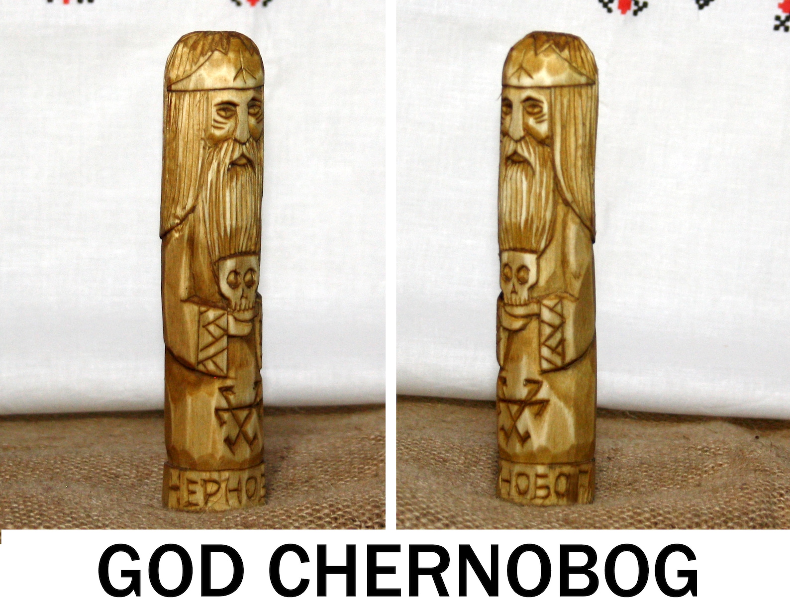 Slavic Gods and Goddess CHERNOBOG BELOBOG and MORANA. | Etsy