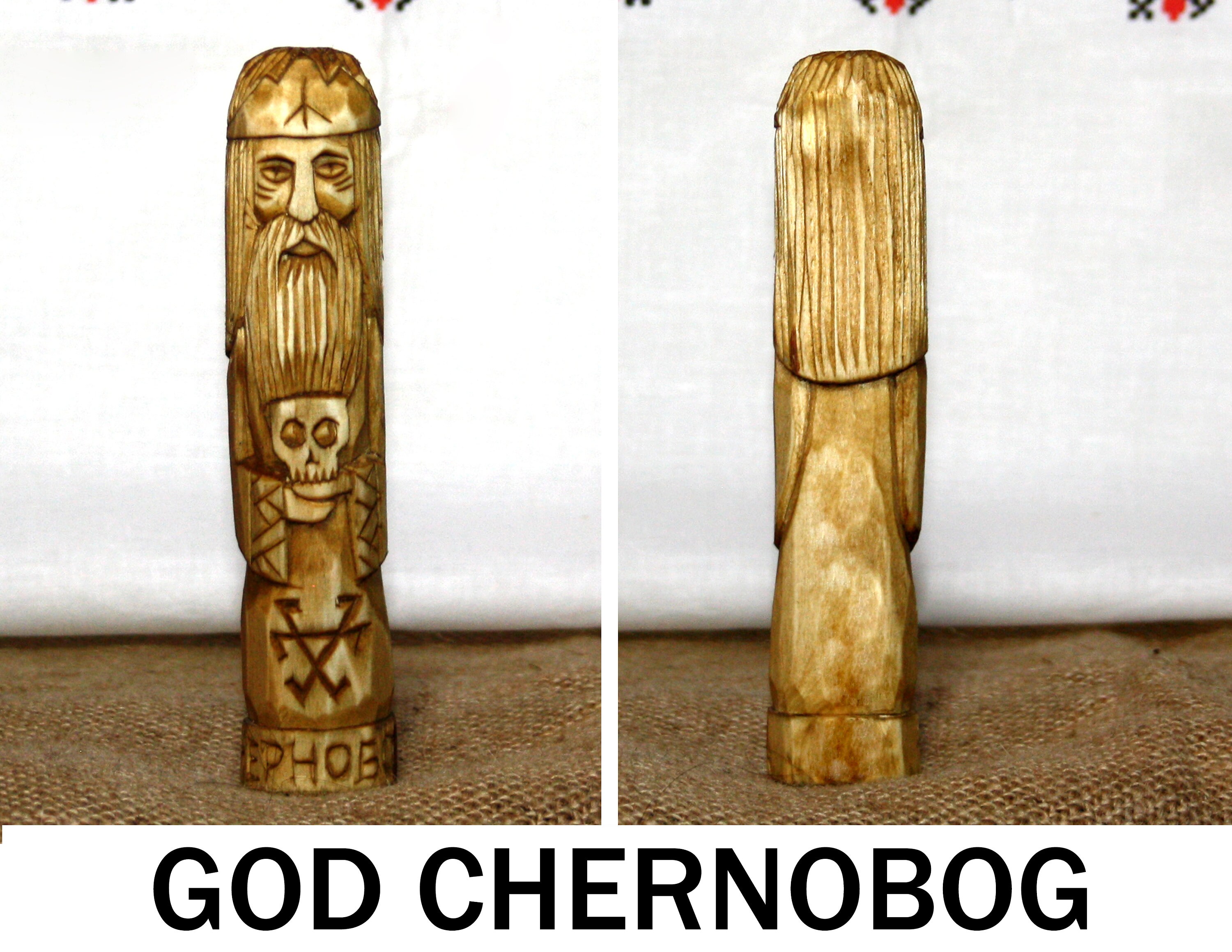 Slavic Gods and Goddess CHERNOBOG BELOBOG and MORANA. - Etsy