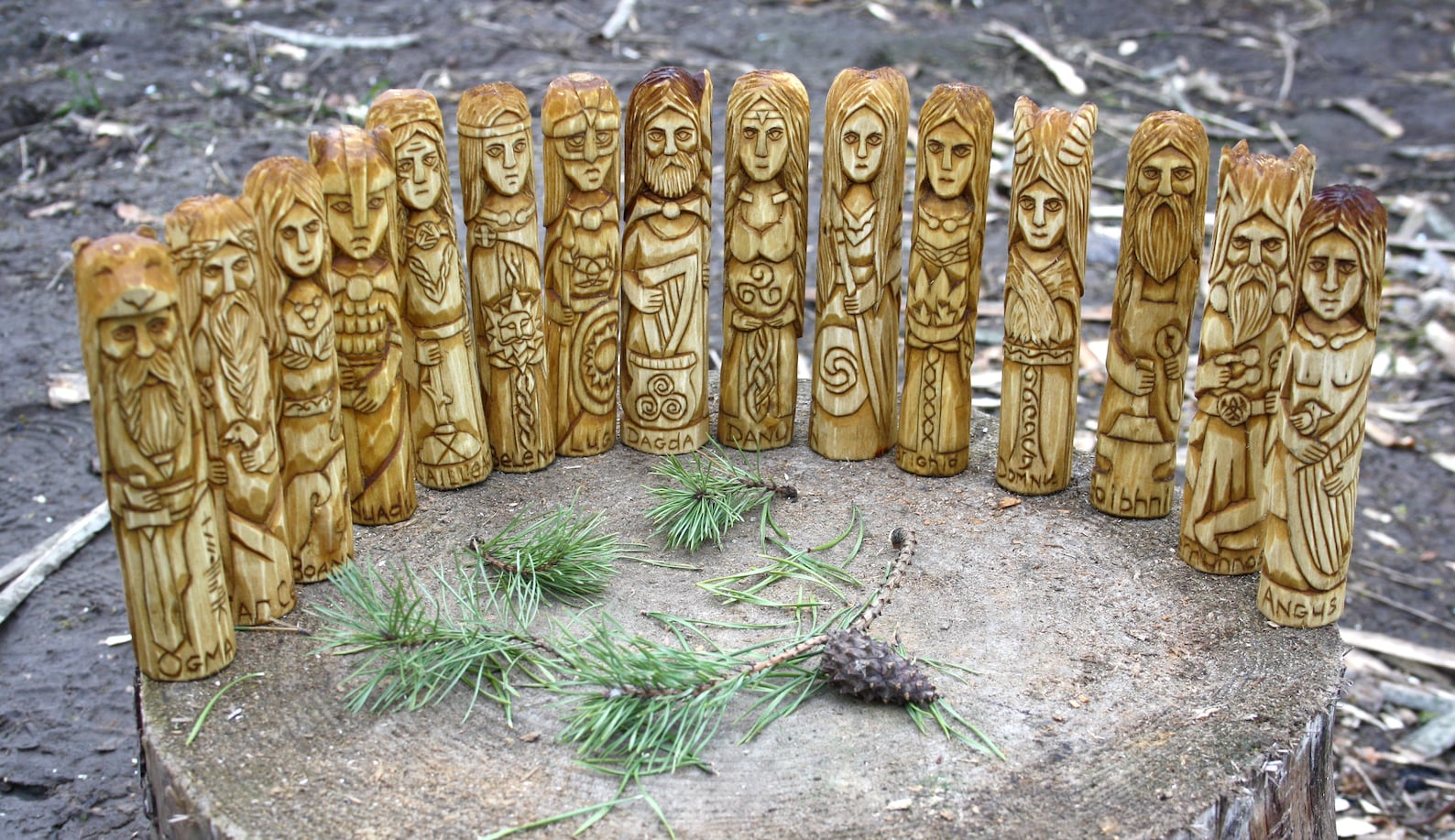 DANU BOANN and CAILLEACH. Celtic Goddess. Wiccan Wicca - Etsy