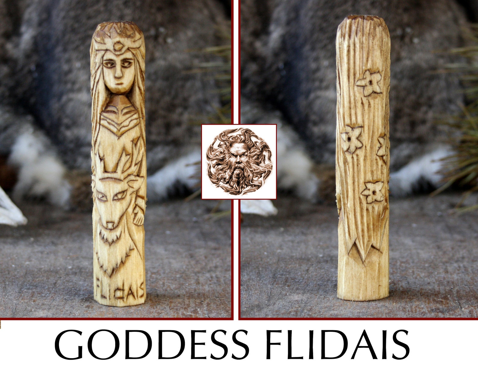 MODRON CAIREEN and FLIDAIS. Celtic Goddess. Wiccan Wicca - Etsy