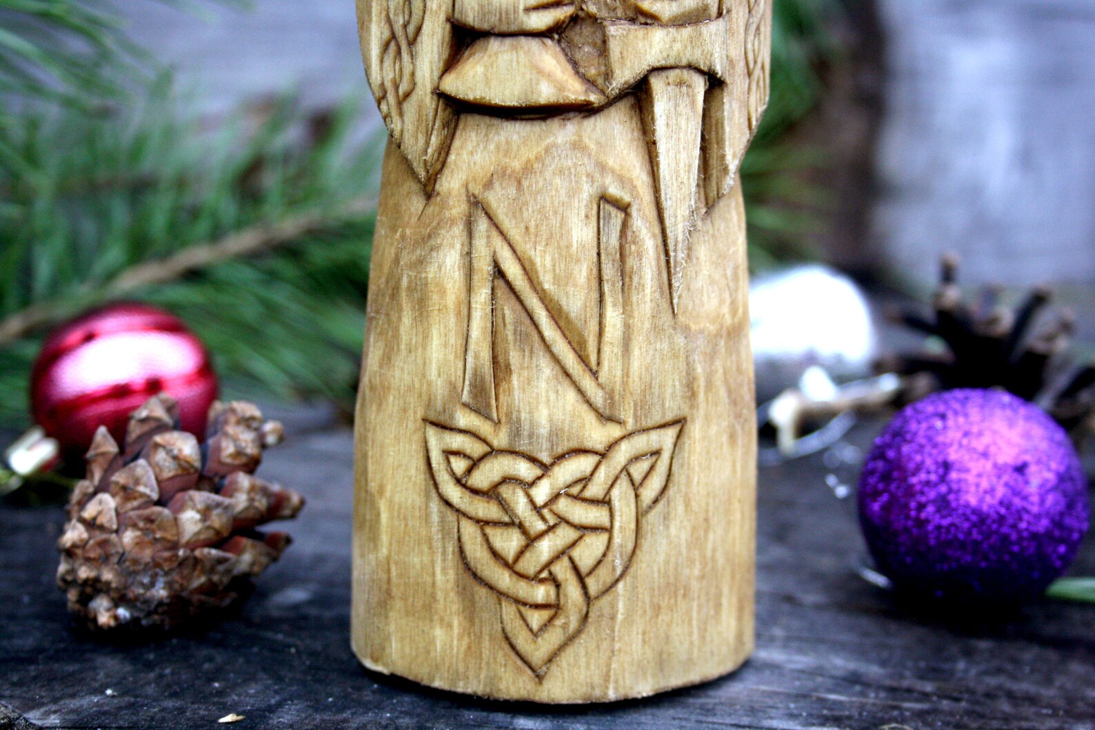 Norse Goddess Hel. Big Hand Crafted Wooden Statue of Hel. - Etsy