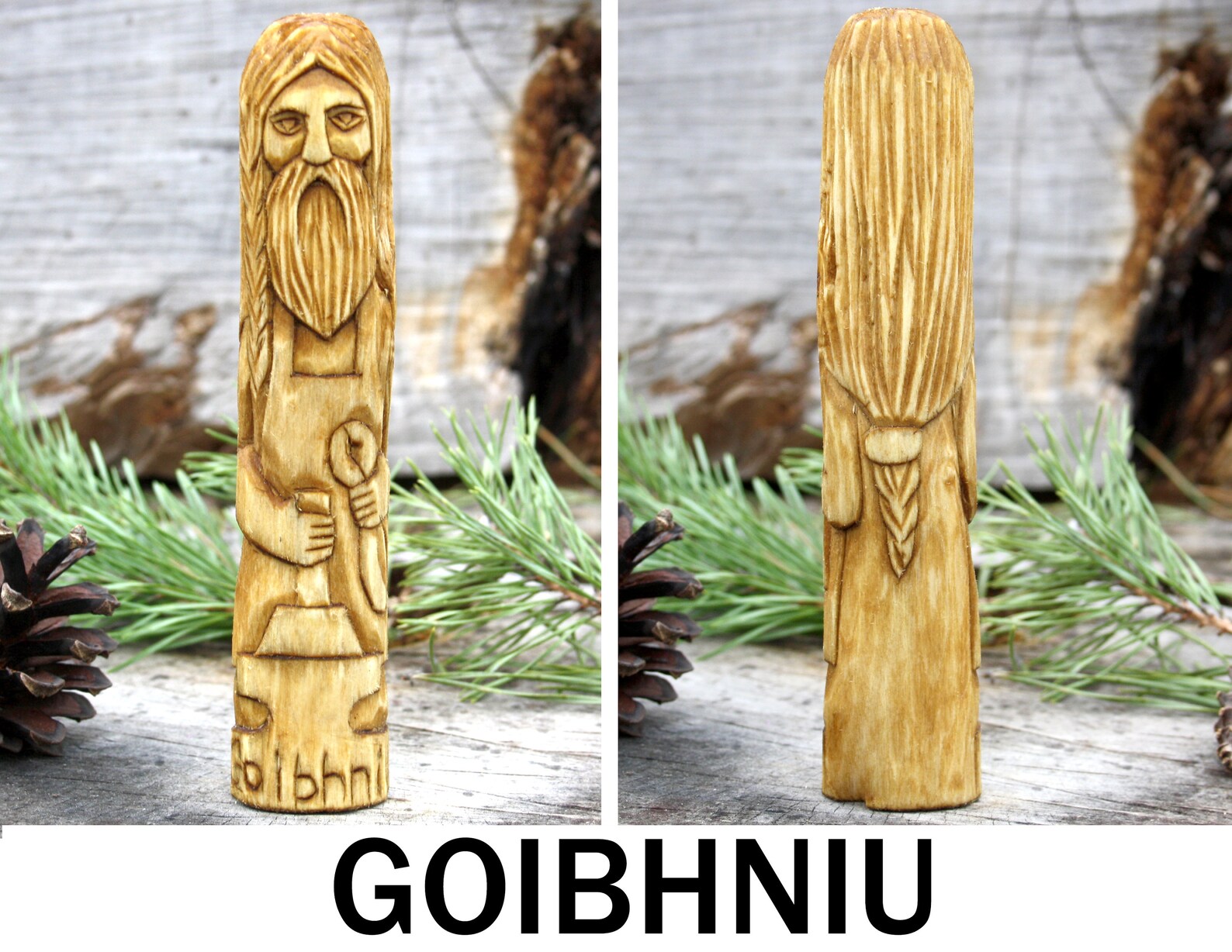 CREIDHNE GOIBHNIU und LUCHTAINE. Keltische Götter. Wicca, Altar, Druide ...