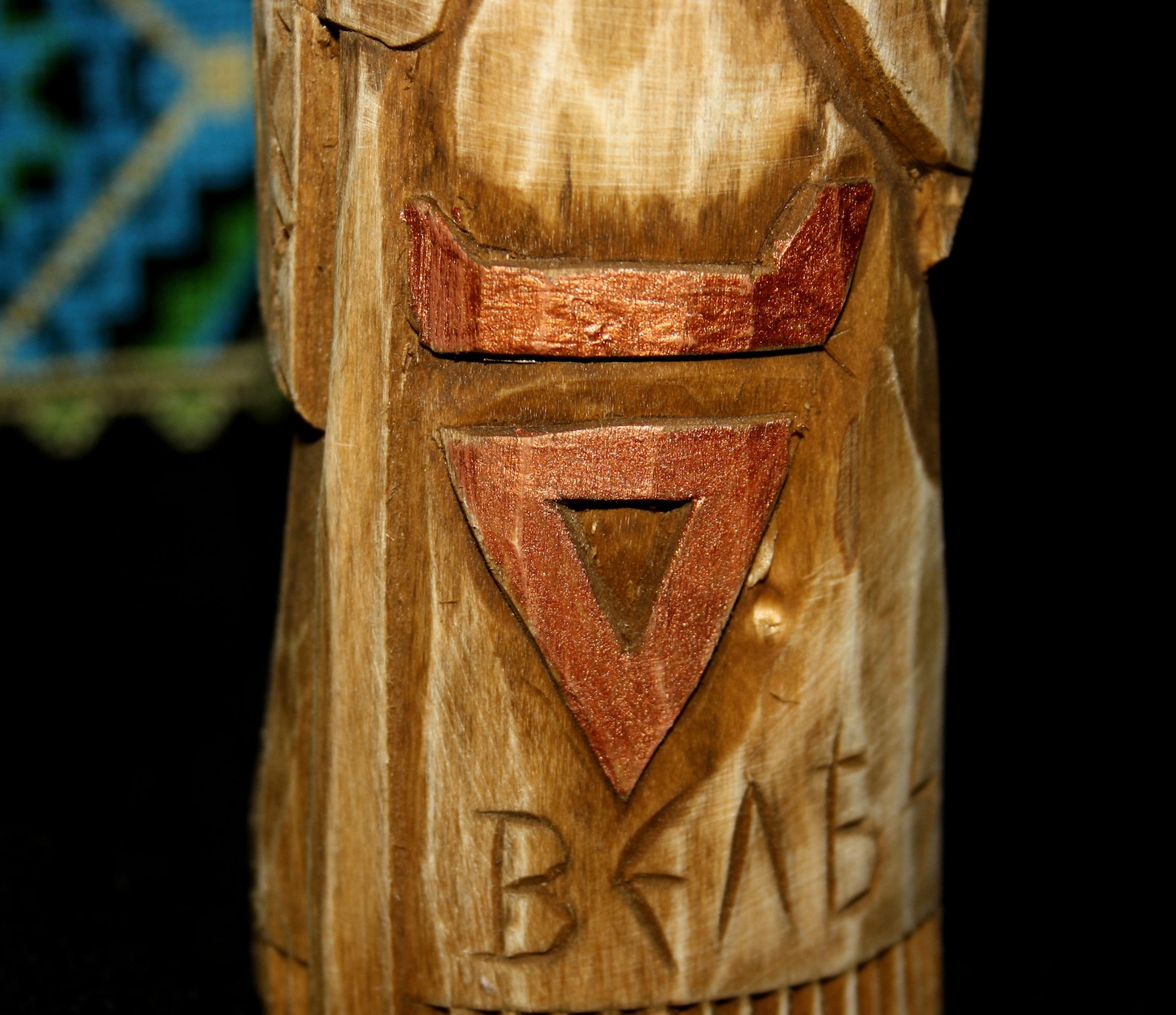 Wooden Slavic God Veles. Linden Statue. Veles Protection Slavic and ...