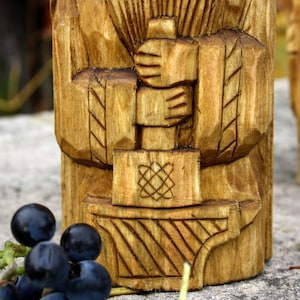 Perun, Rod, Svarog, Veles, Makosh. God Statue, Wood Statue, Slavic God ...