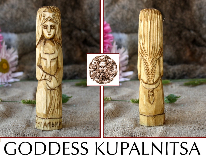 Slavic Goddesses ZORYA KUPALNITSA and KOSTROMA. Wooden - Etsy