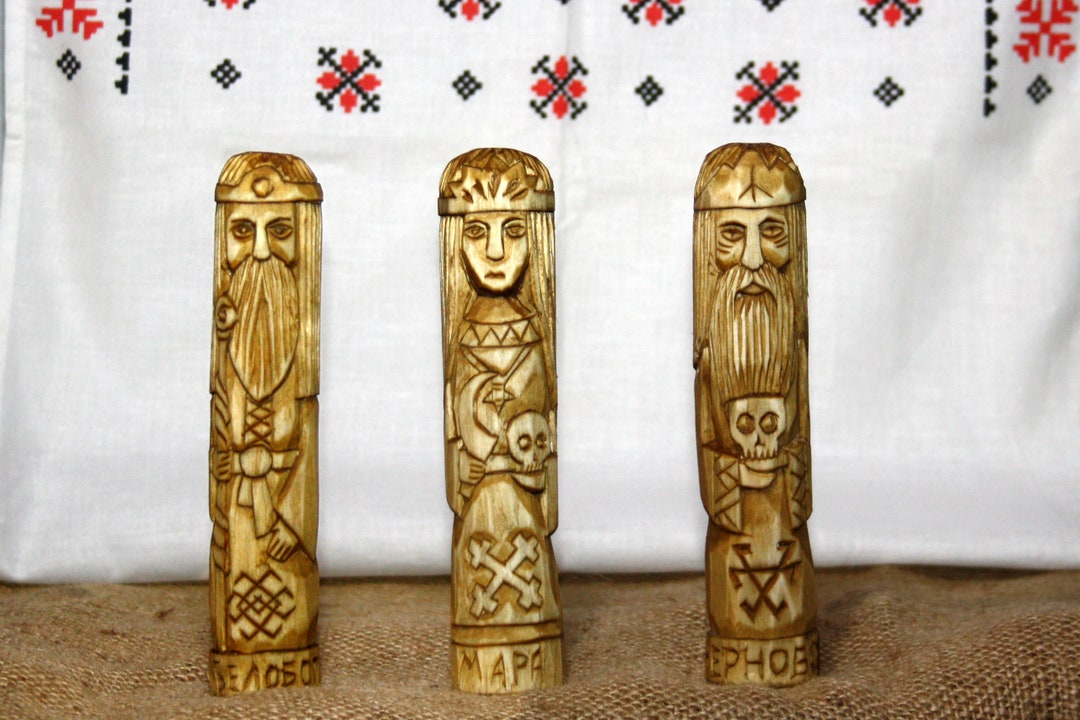Slavic Gods and Goddess CHERNOBOG BELOBOG and MORANA. - Etsy Sweden