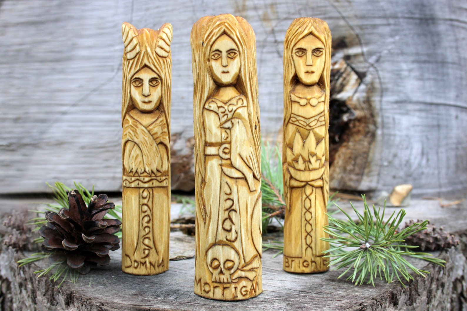 All Celtic Pantheon of Gods. Big Celtic Altar. CERNUNNOS DAGDA | Etsy UK