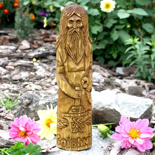 Big Wooden Statue of BRIGHID. Celtic Goddess. Wiccan Wicca - Etsy