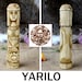 Hand Carved Wooden Slavic Gods: Kolyada, Zhiva, Yarilo - 6 Inch Linden ...