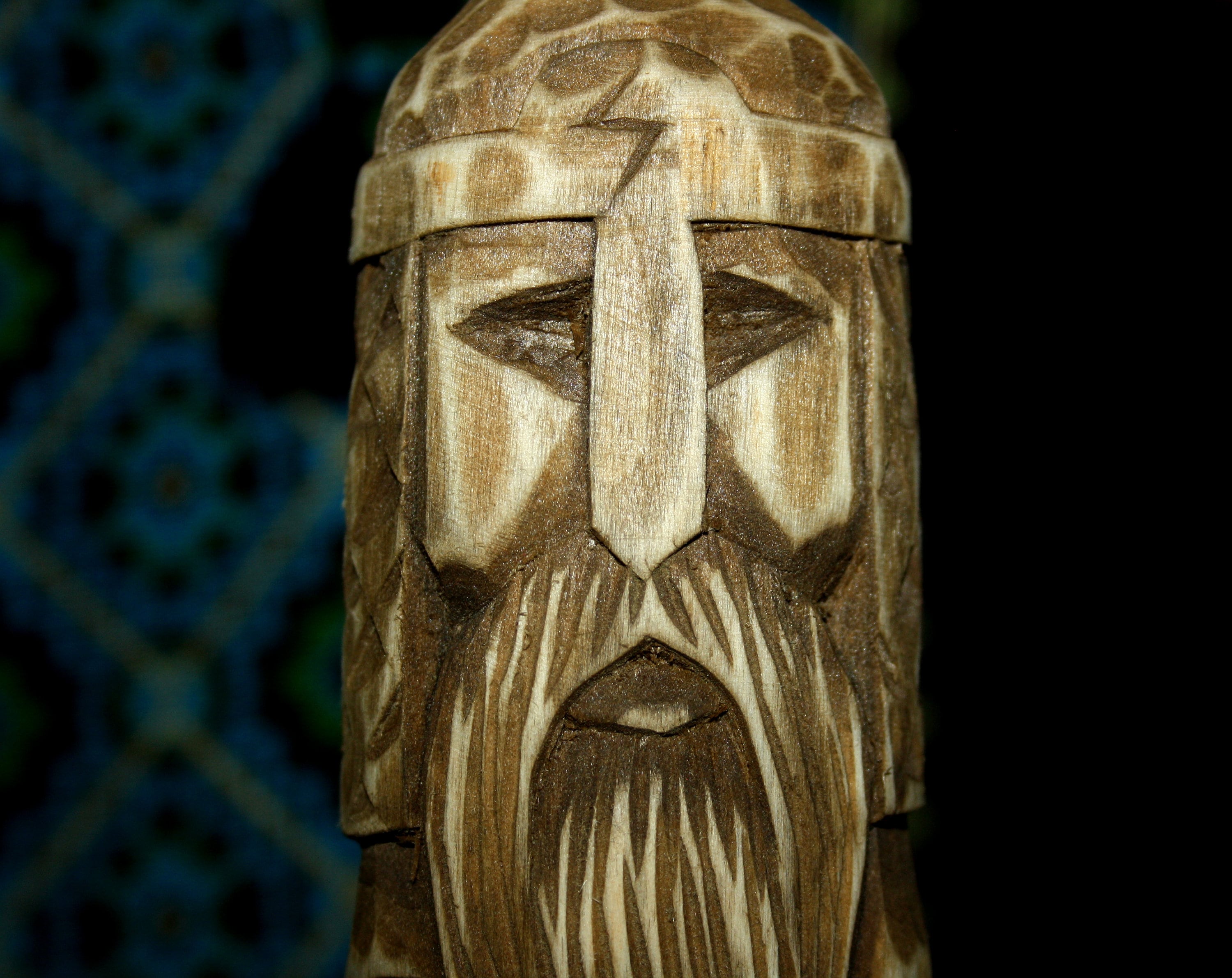 Hand Carved Wooden Slavic Pantheon. Svarog Rod Veles Perun | Etsy