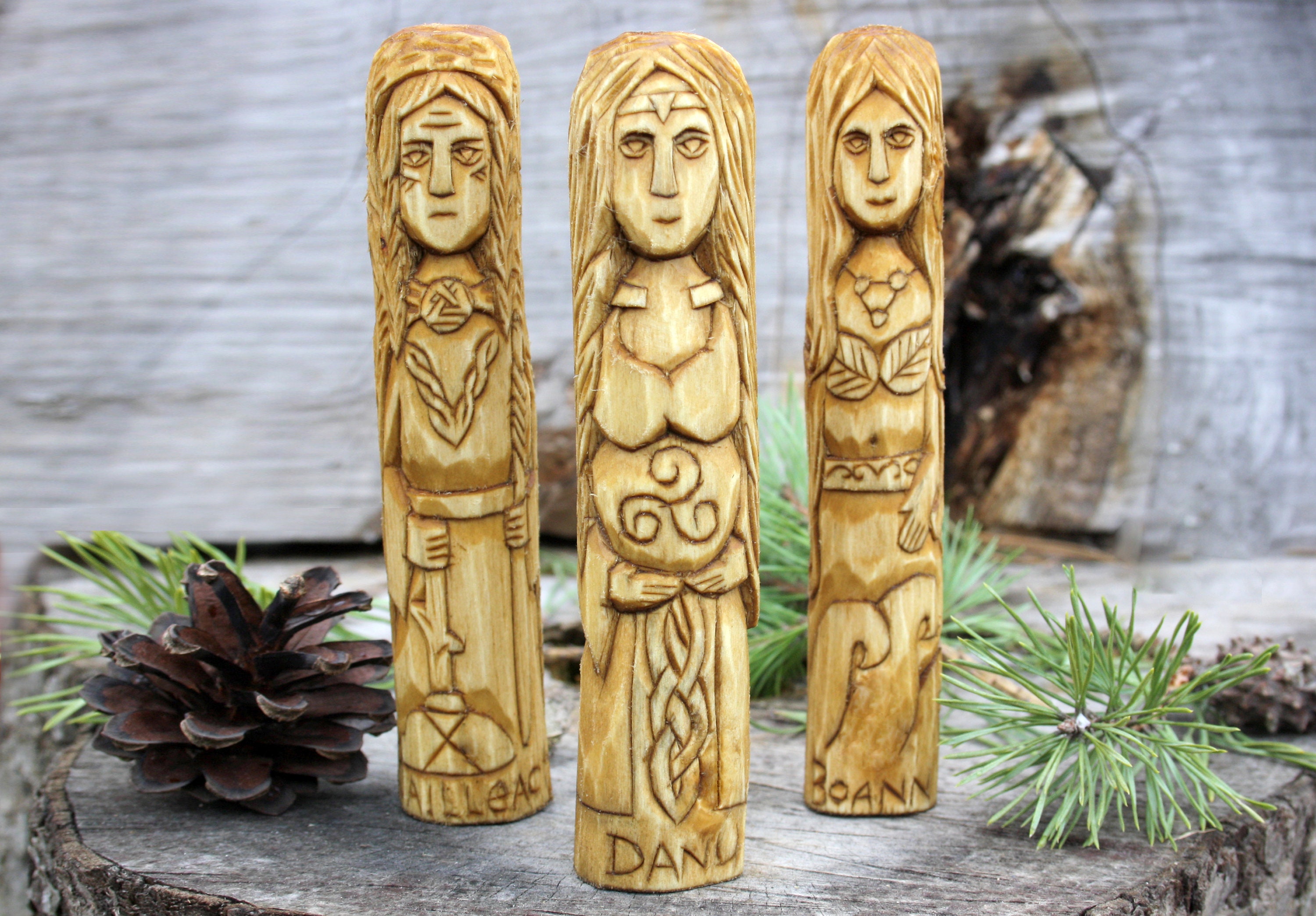 DANU BOANN and CAILLEACH. Celtic Goddess. Wiccan Wicca - Etsy