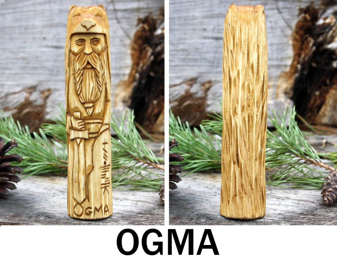 DAGDA GOIBHNIU and OGMA. Celtic gods. Wiccan wicca altar | Etsy