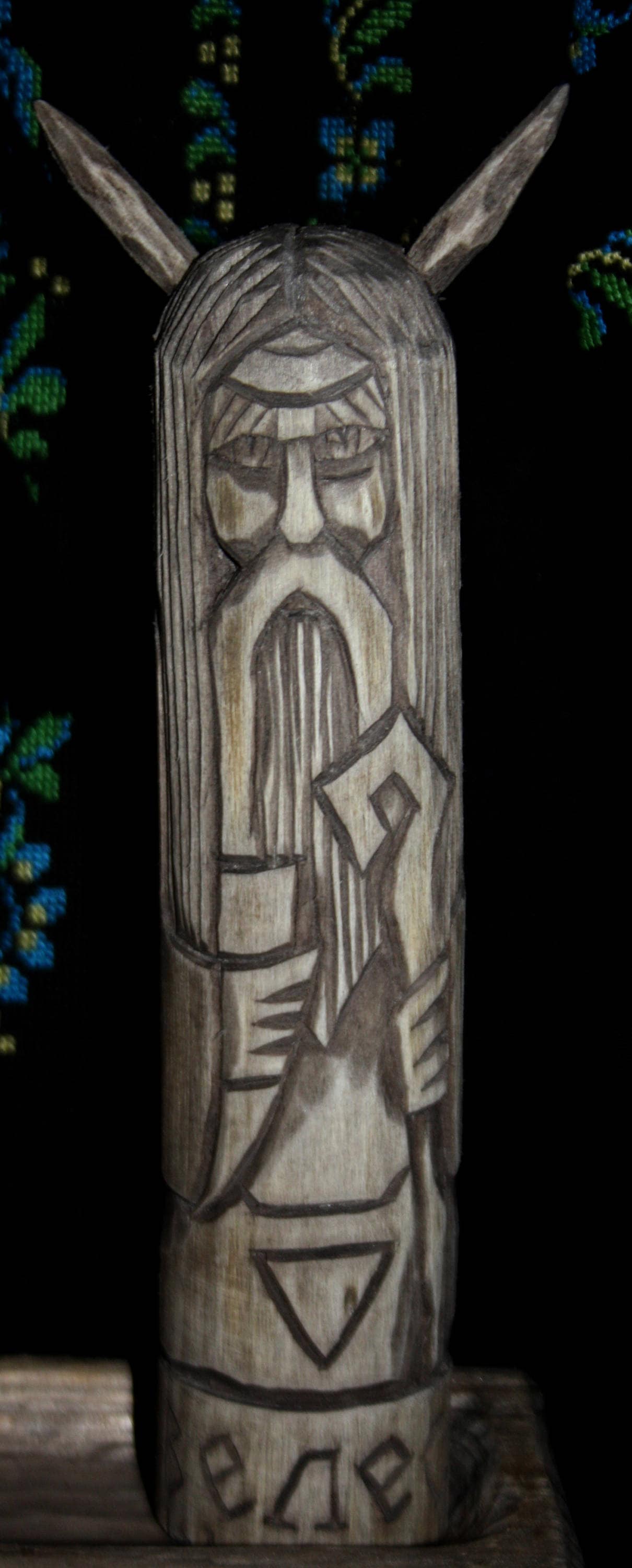 Wooden Altar. Handcrafted Statue. Veles, Chernobog, Morana - Etsy