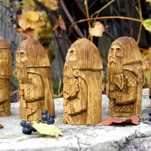 Perun, Rod, Svarog, Veles, Makosh. God Statue, Wood Statue, Slavic God ...
