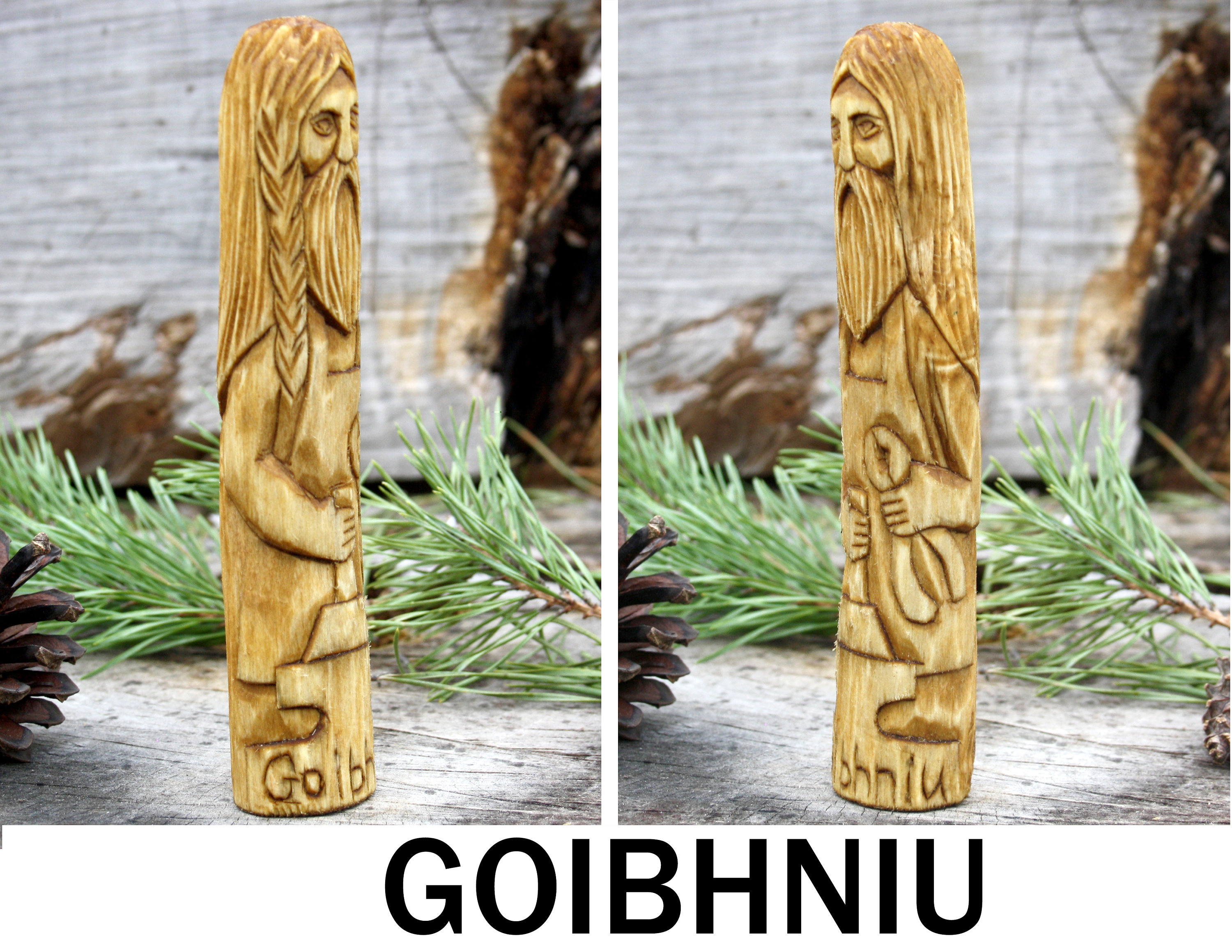 CREIDHNE GOIBHNIU und LUCHTAINE. Keltische Götter. Wicca, Altar, Druide ...