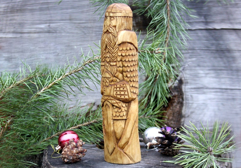 Norse God Tyr. Big Hand Crafted Wooden Statue of Tyr. - Etsy