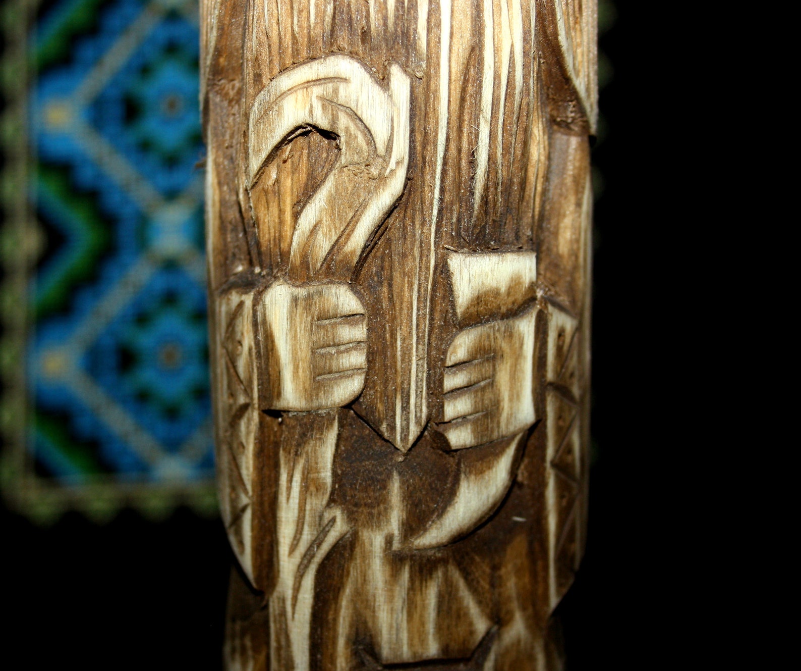 Hand Carved Wooden Slavic Pantheon. Svarog Rod Veles Perun | Etsy