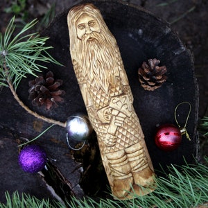 Norse God Thor. Big Hand Crafted Wooden Statue of Thor. Viking's God ...