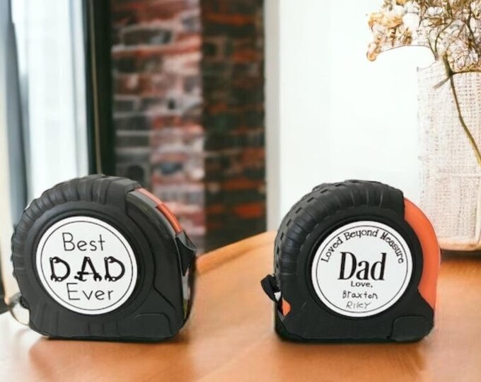 Fathers Day Gift, Custom Engraved Tape Measure, Gifts for Him ...
