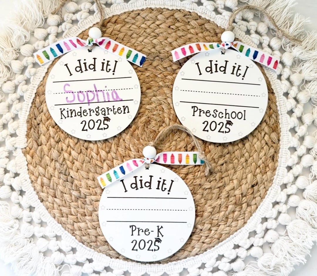 Kindergarten Graduation Keepsake, Kindergarten Graduation Gift, Pre-k ...