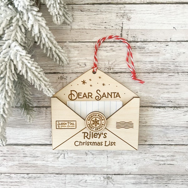 Dear Santa Ornament - Etsy