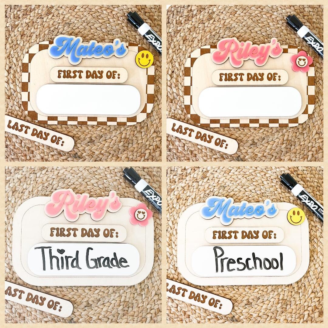 Changeable Back to School Sign and Last Day of School Sign ...