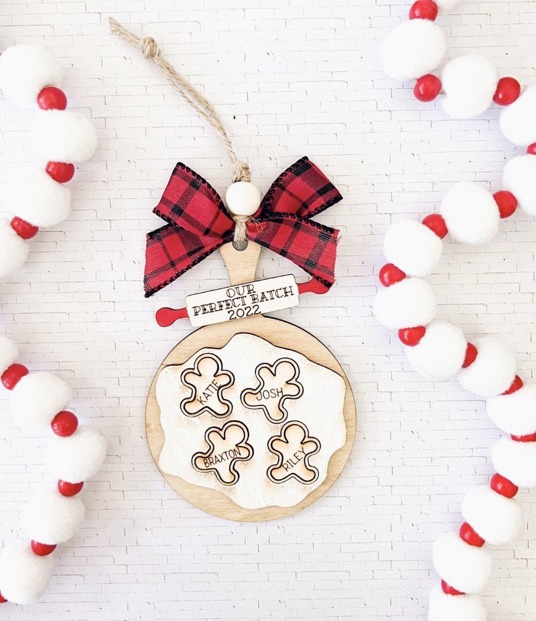 Gingerbread Ornament, Gingerbread Family Ornament, Christmas Ornament ...