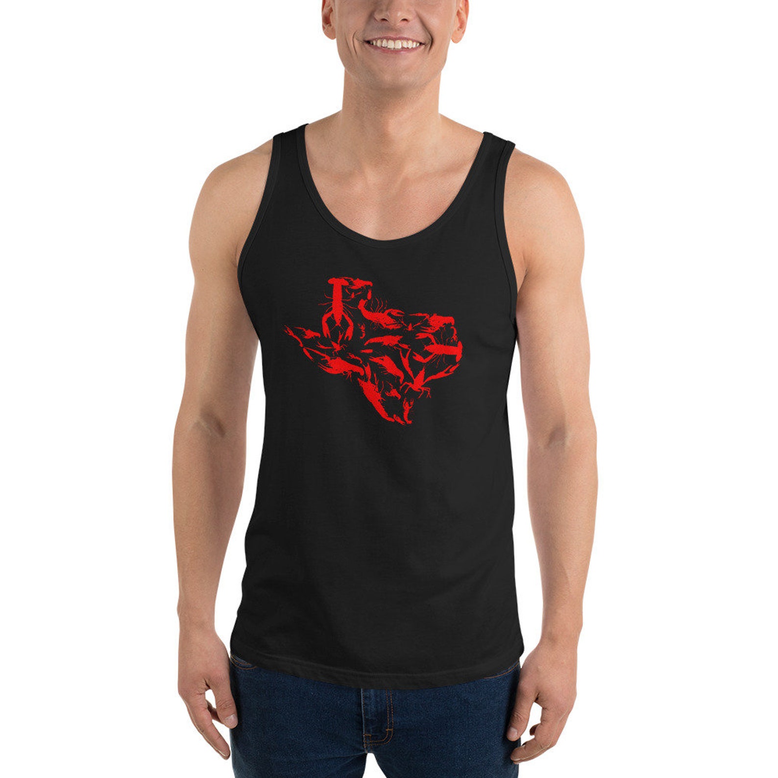 Texas Crawfish - Unisex Tank Top - Etsy