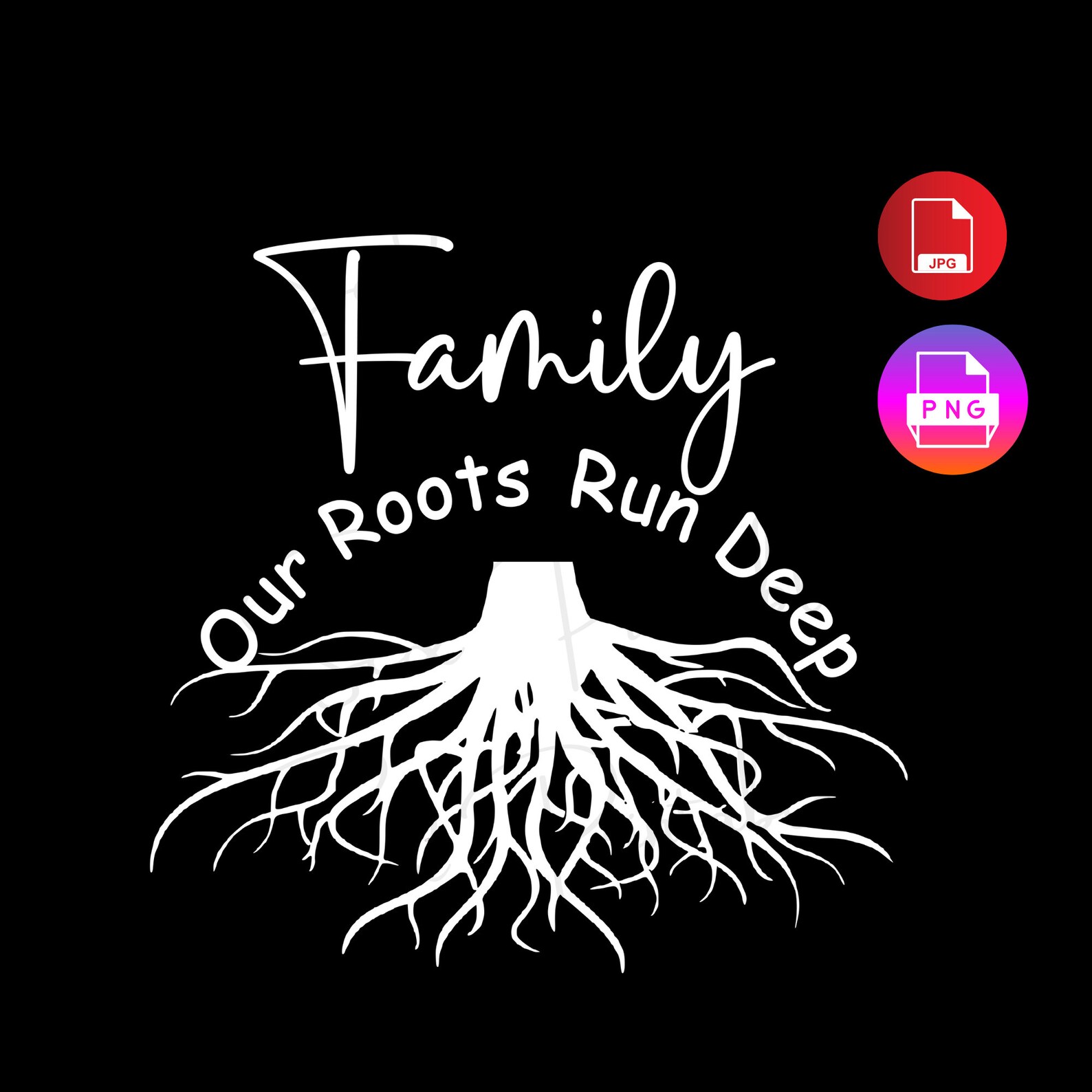 My Family Roots Run Deep Bundle, Reunion Tree, Bloodline Celebrations ...