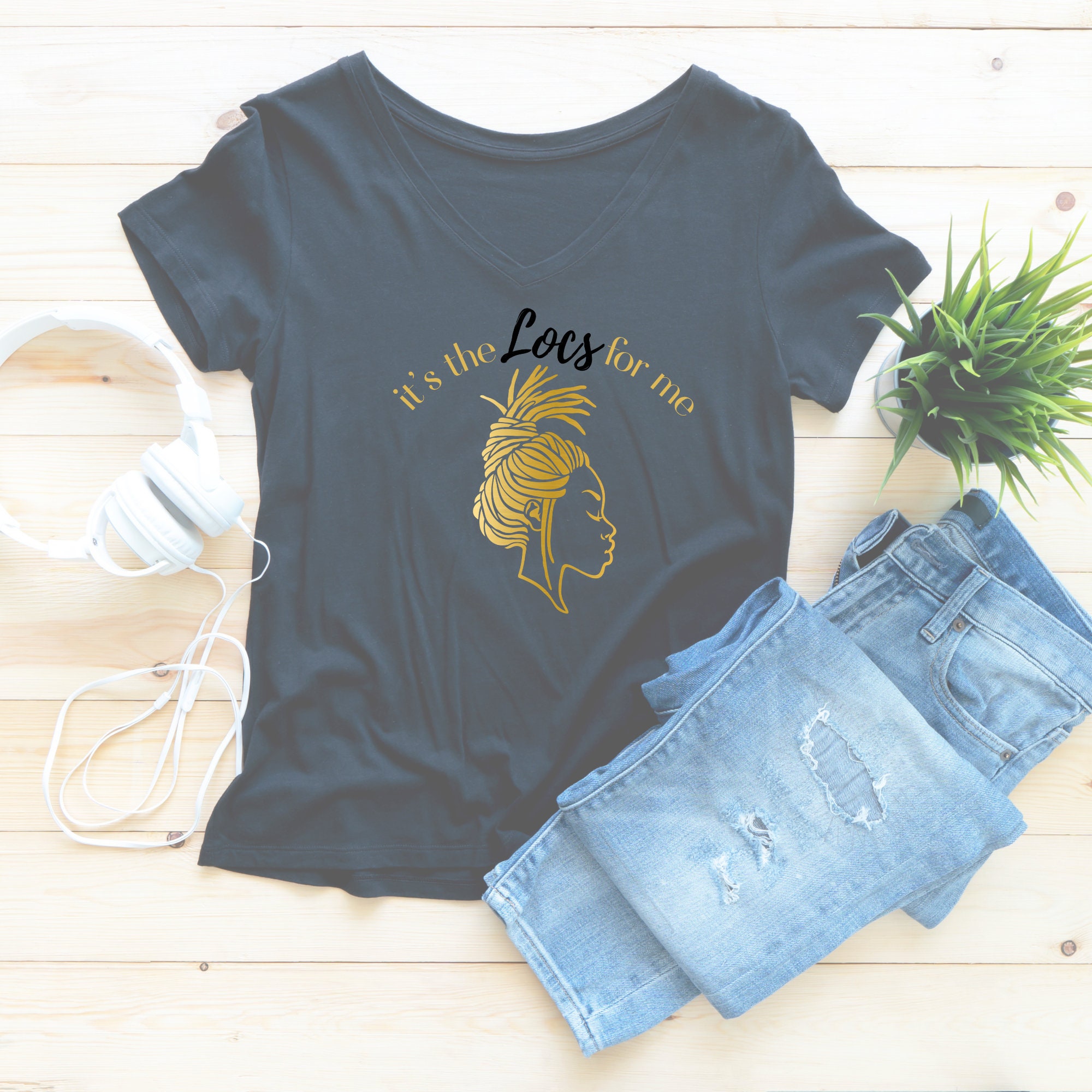 Black Women Locs, African American Lady, Locks of Love, Silhouette SVG ...